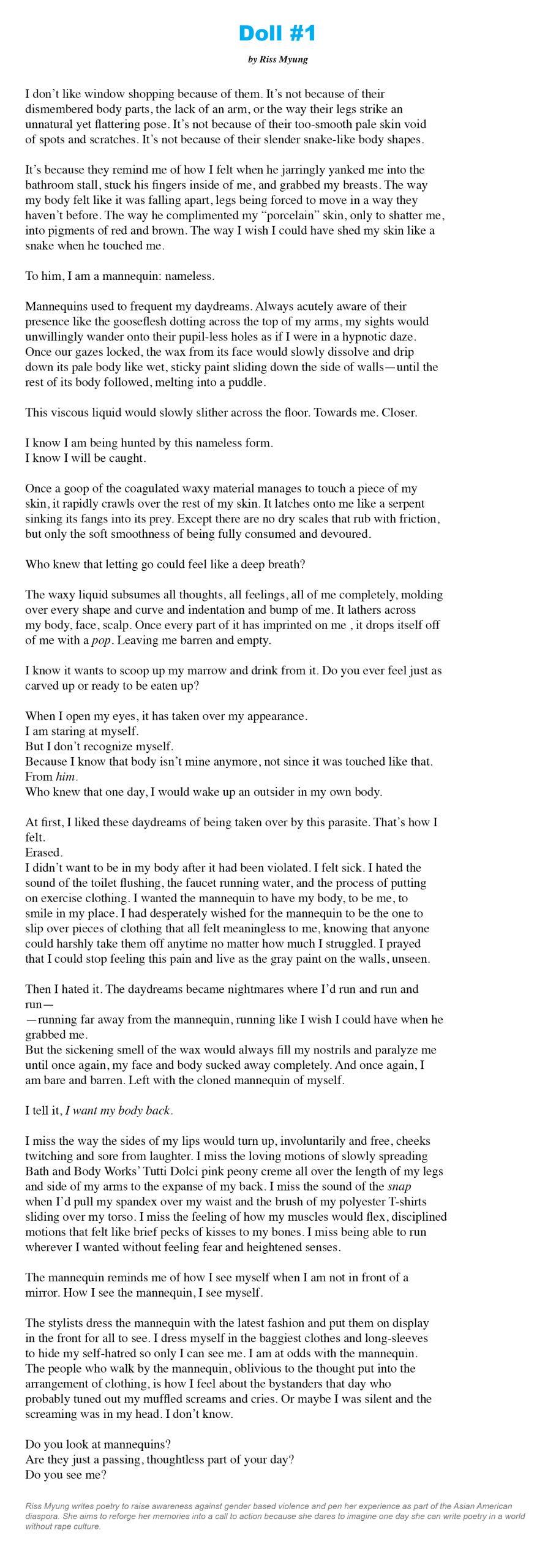 Poetry | The Voices and Faces Project